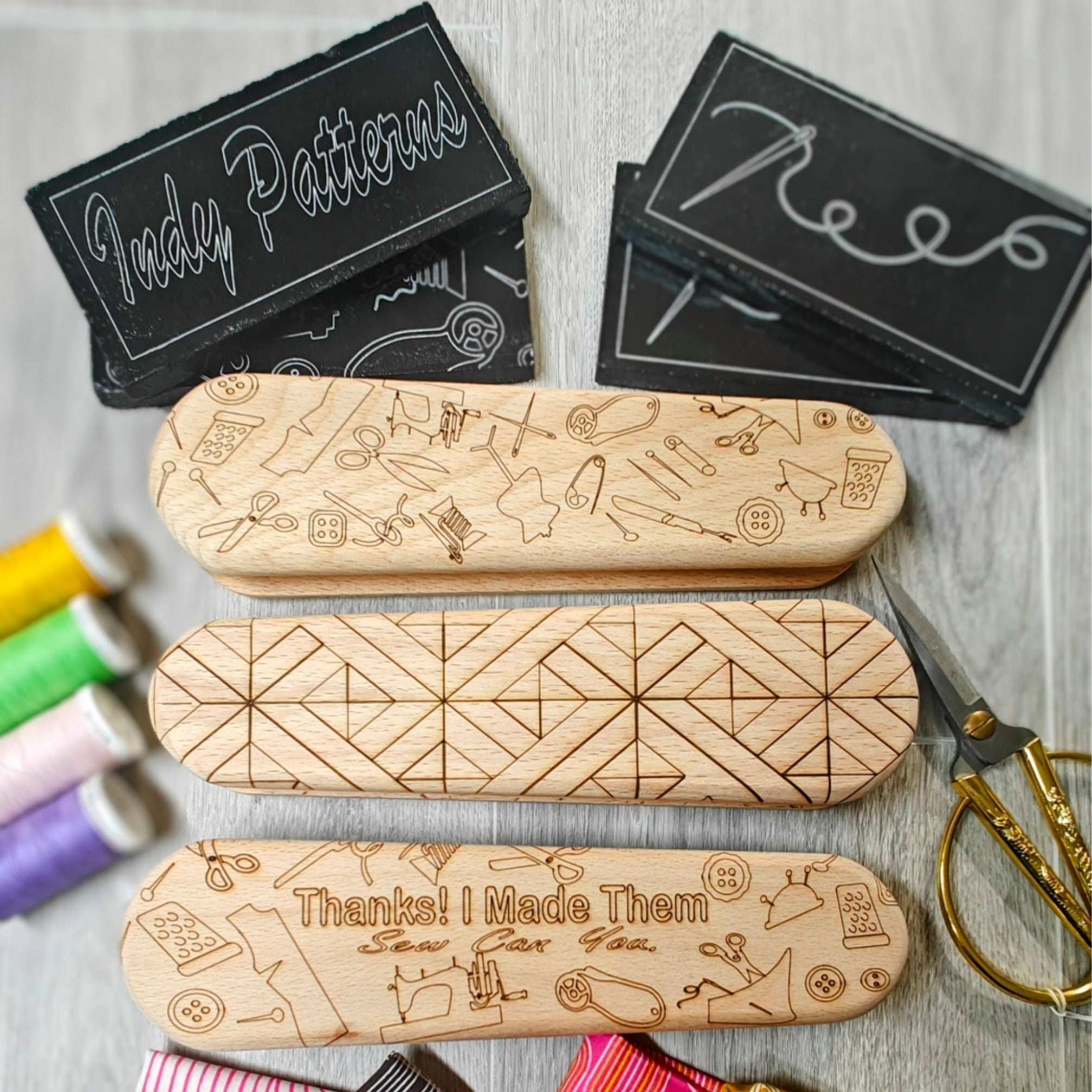 Tailor's Clapper Notions Toss and Custom – Thanks! I Made Them. Sew Can You