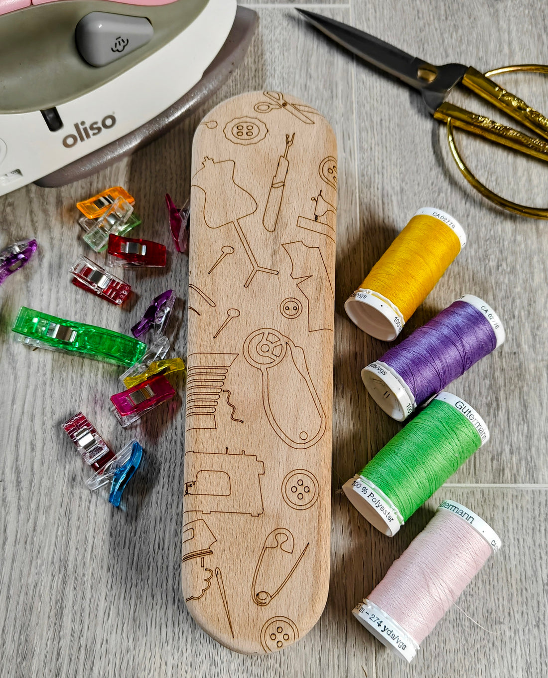 Tailor's Clapper Notions Toss and Custom – Thanks! I Made Them. Sew Can ...