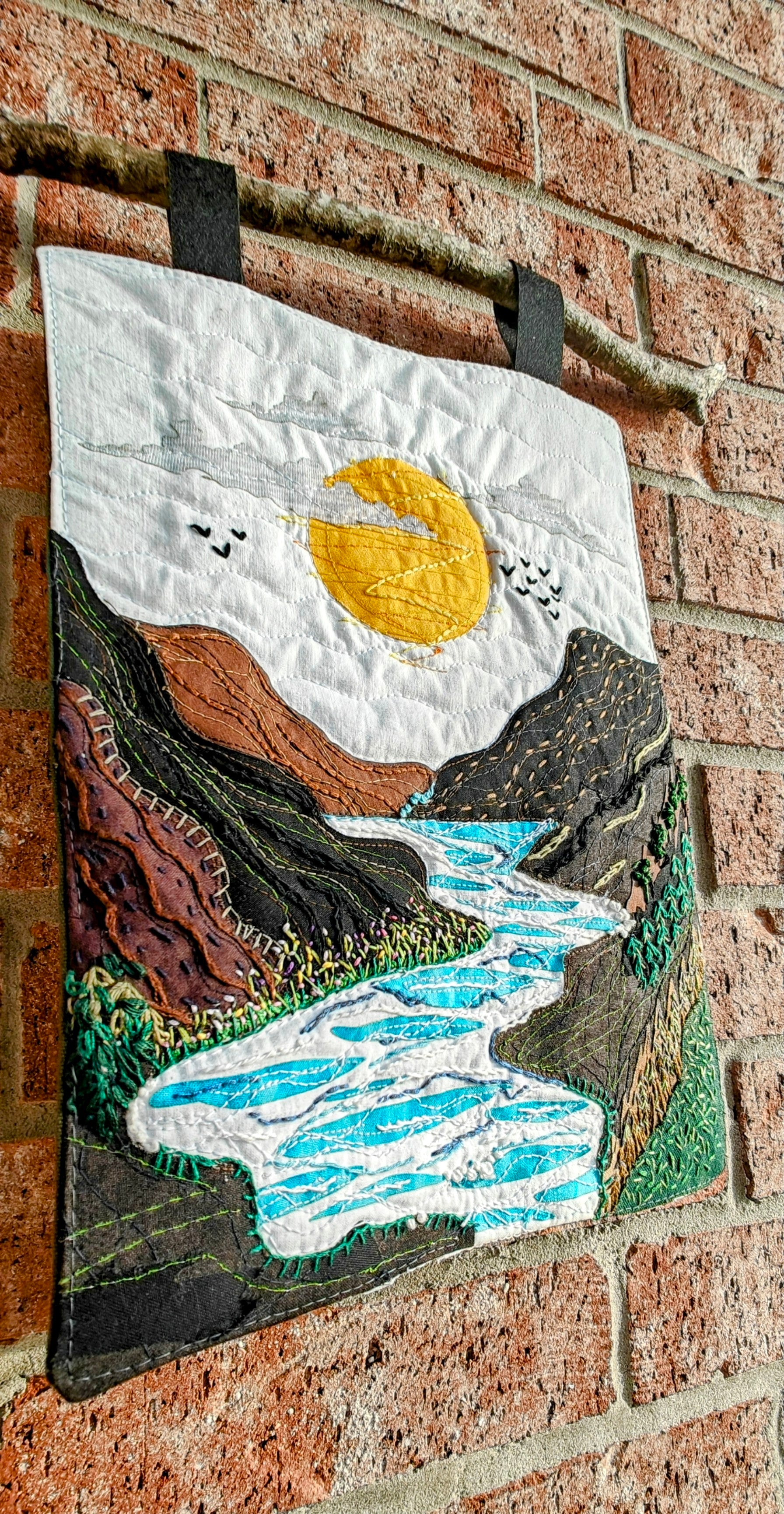 Embroidered Landscape Applique Kit – Thanks! I Made Them. Sew Can You LLC