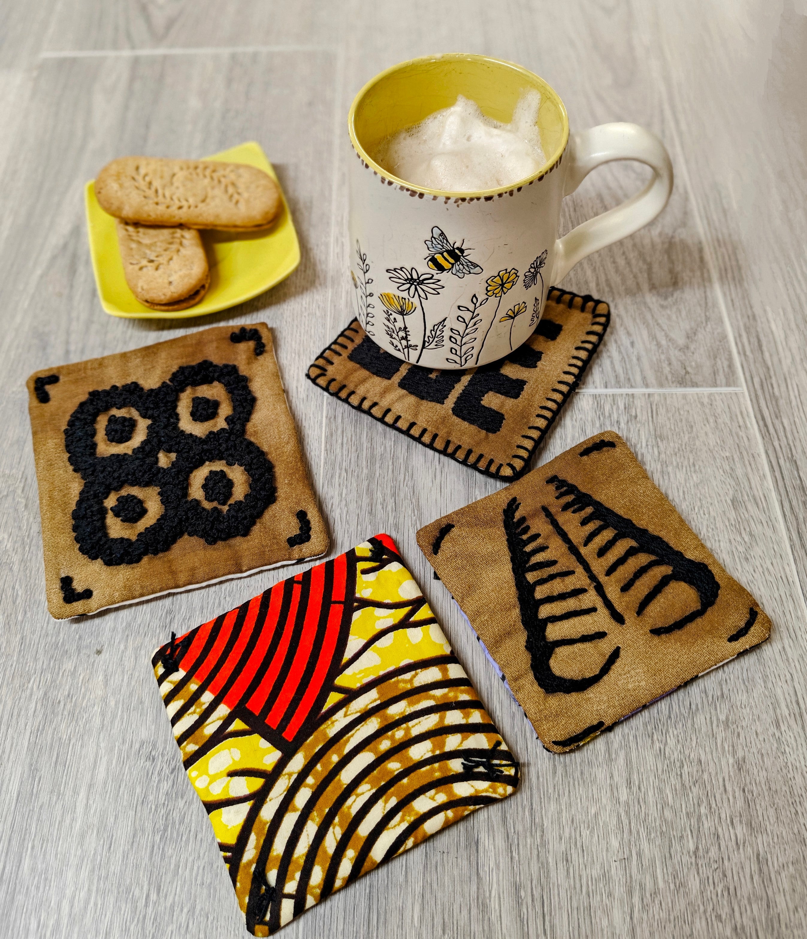 Adinkra Coaster Pattern – Thanks! I Made Them. Sew Can You LLC
