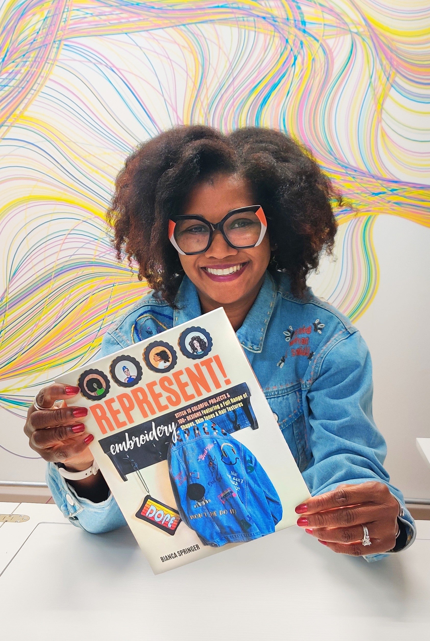 Represent! Embroidery! Author Signed Copy and Needle Minder – Thanks! I ...