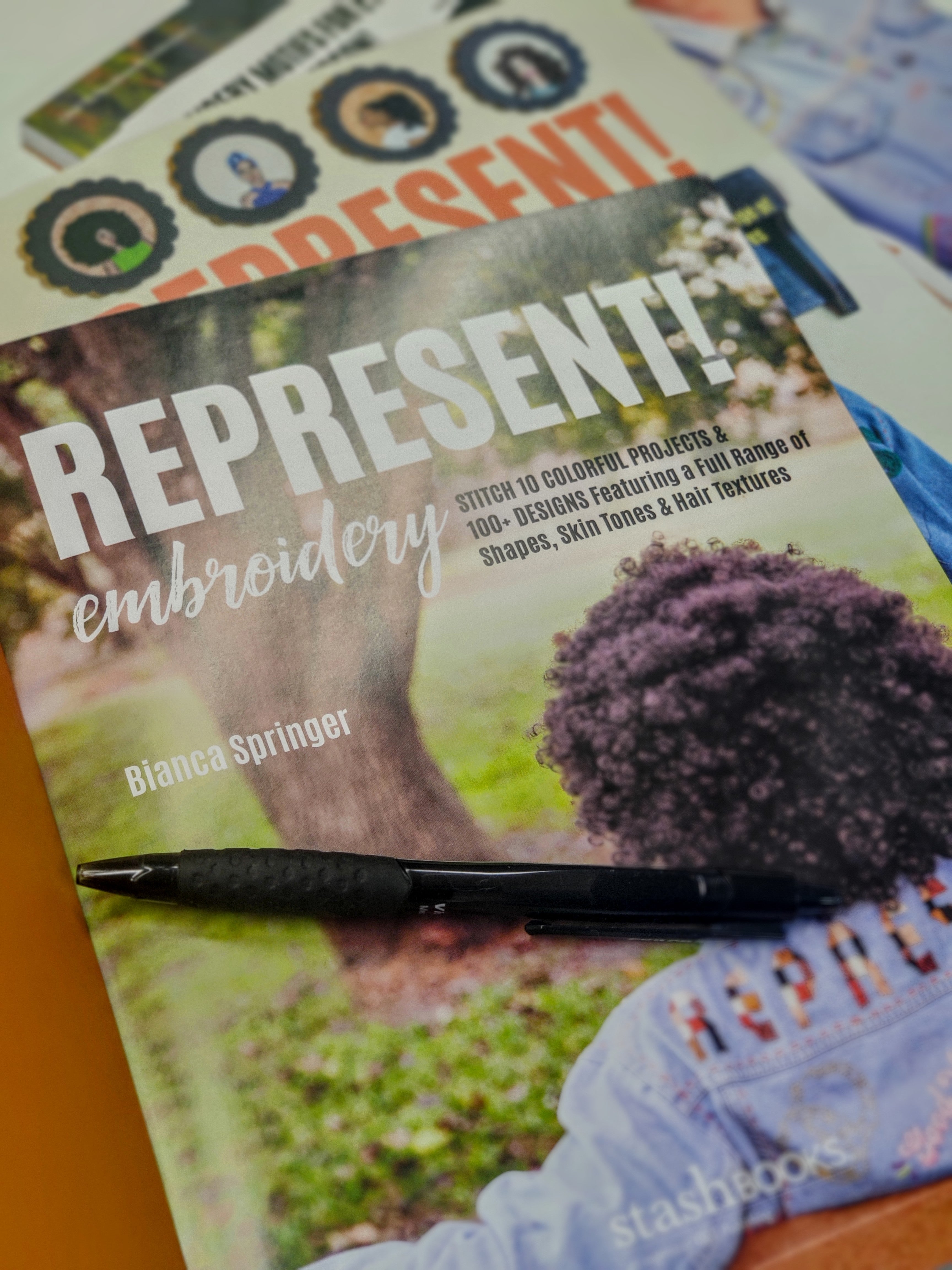 Represent! Embroidery! Author Signed Copy and Needle Minder – Thanks! I ...